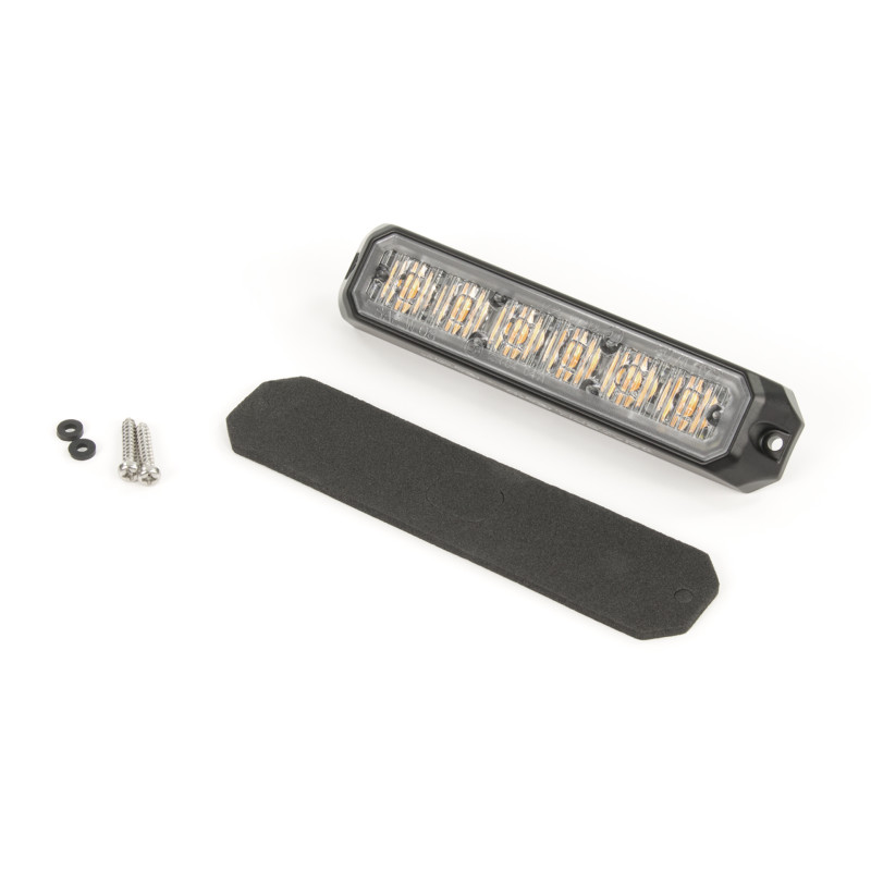 FEU FLASH 6 LED ROUGE
